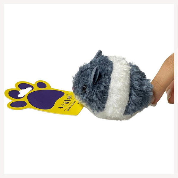A+a Pets' Interactive Vibrating Fur Running Mouse Toy for Dogs & Cats ...