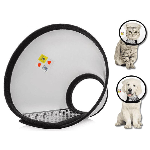 A+a Pets' Elizabeth Recovery Collar for Surgery Wound Healing for Dogs ...